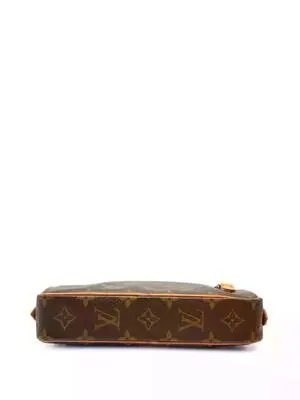 LOUIS VUITTON Monogram Canvas Pochette Marly Bandouliere - Brown