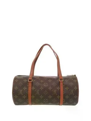 LOUIS VUITTON 1991 Monogram Papillon 30 Handbag - Brown