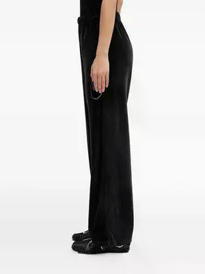 A BATHING APE Rhinestone-embellished Velvet Trousers