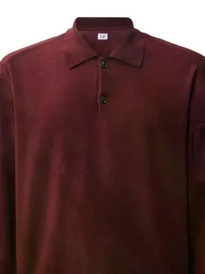 C.P. COMPANY Lens-detail Polo Shirt - Red