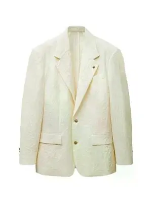 Versace Wool Creased Blazer
