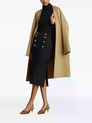 Ralph Lauren Button-embellished Pencil Midi Skirt
