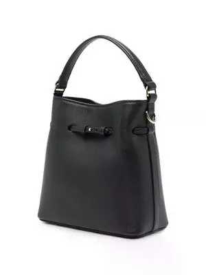 Strathberry Mini Corda Bucket Bag - Black