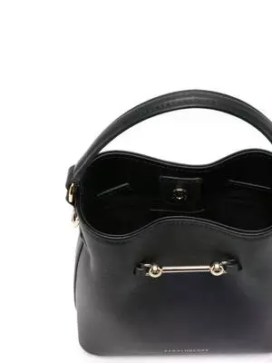 Strathberry Mini Corda Bucket Bag - Black