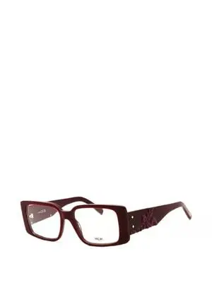 Mcm Rectangle-frame Glasses - Red