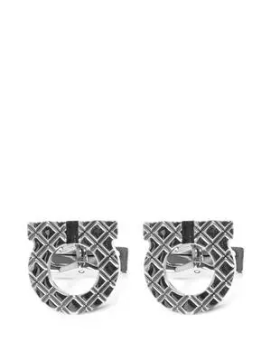 FERRAGAMO Gancini Cufflinks - Silver