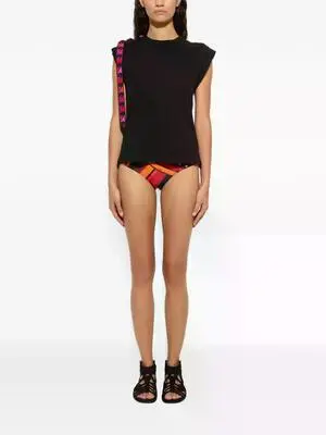 Emilio Pucci Orchidee Print Culotte Bikini Bottoms