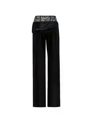 SEEN USERS Name Lace Peplum Trousers