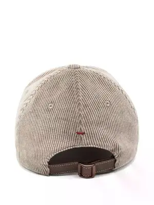 Brunello Cucinelli Corduroy Baseball Cap - Neutrals