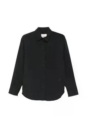 Isabel Marant Étoile ISABEL MARANT Fabriza Long-Sleeve Button-Down Shirt Black