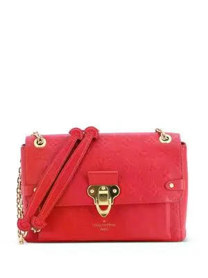 LOUIS VUITTON Vavin Handbag Monogram Empreinte Leather Pm - Red
