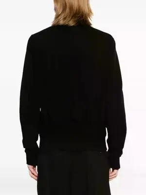 Rick Owens Asymmetrical Zip Funnel Neck Jacket