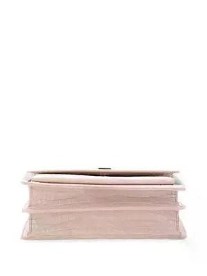 Saint Laurent Sunset Crocodile Embossed Leather Medium Crossbody Bag