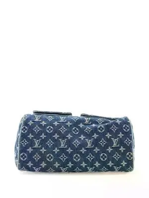 LOUIS VUITTON Neo Speedy Bag Denim Handbag