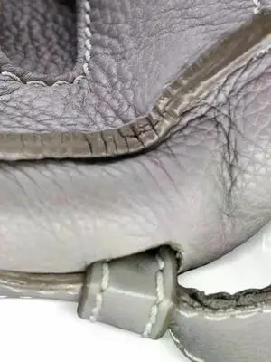 Chloé Marcie Leather Medium Crossbody Bag - Grey