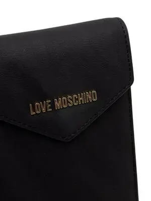 Moschino Logo-plaque Tassel Phone Bag