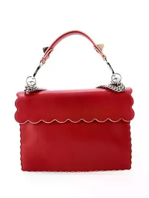 Fendi Kan I Leather Medium Shoulder Bag