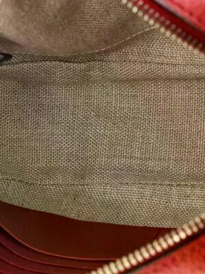 Gucci Bree Disco Gg Canvas With Leather Mini Crossbody Bag - Red