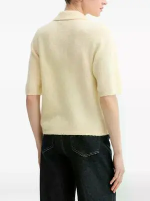 GESTUZ Short Sleeve Buttoned Polo Top