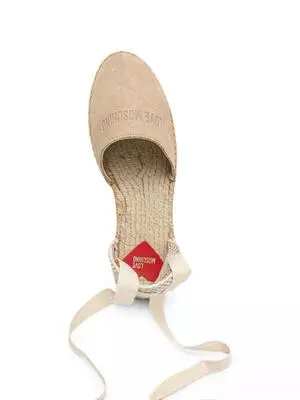 Moschino Logo-debossed Lace-up Espadrilles
