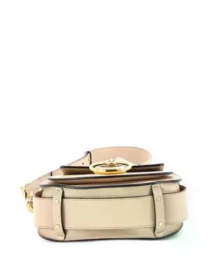Chloé Tess Bag Leather Small Shoulder Bag - Neutrals