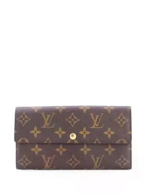 LOUIS VUITTON Sarah Wallet Monogram Canvas Small Wallets - Brown