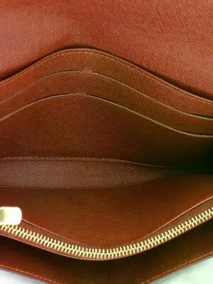 LOUIS VUITTON Sarah Wallet Monogram Canvas Small Wallets