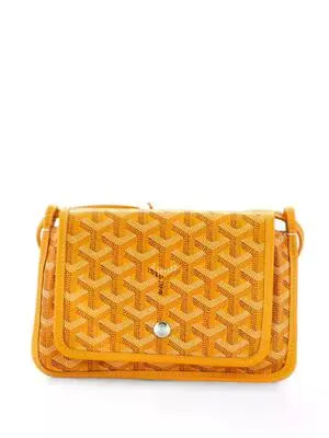 Goyard Plumet Clutch Wallet Coated Canvas Crossbody Bag - Yellow