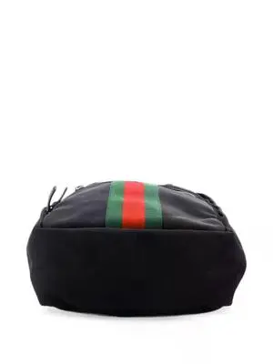 Gucci Top Handle Web Techno Canvas Medium Backpack