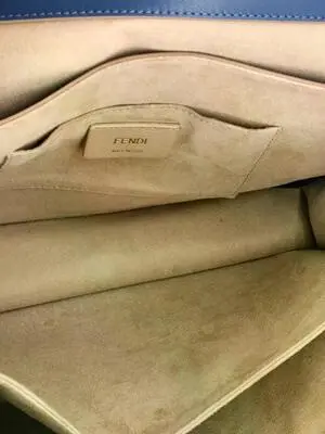 Fendi Kan I Leather Shoulder Bag