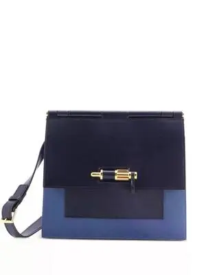 Hermès Sac A Dos Epsom And Swift 24 Shoulder Bag - Blue