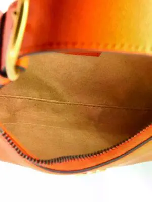 Gucci Aphrodite Leather Mini Shoulder Bag - Orange