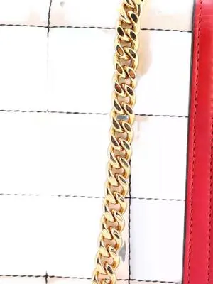 Gucci Deco Chain Flap Bag Mixed Matelasse Leather Mini Crossbody Bag