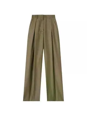 RETORI Double-pleated Sartorial Trousers - Brown