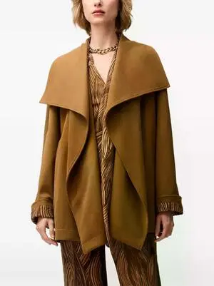 RETORI Retrore Shawl Collar Printed Lining Jacket