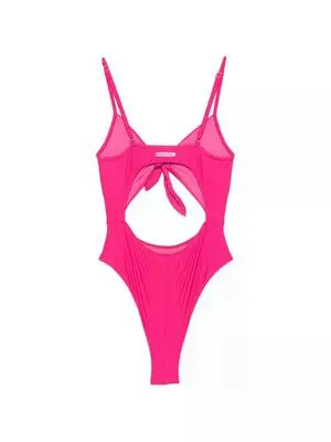 CHIARA FERRAGNI Cut-out Tie-front Swimsuit