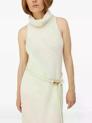 RETORI Sleeveless Maxi-collar Maxi Dress