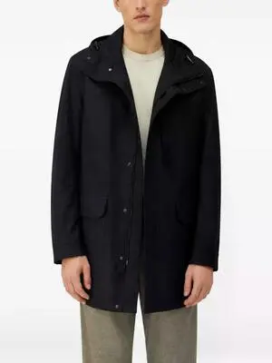 RETORI Water-repellent Wool Parka - Blue
