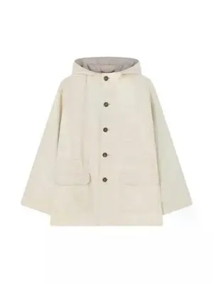 RETORI Rope Reversible Wool Parka - Neutrals