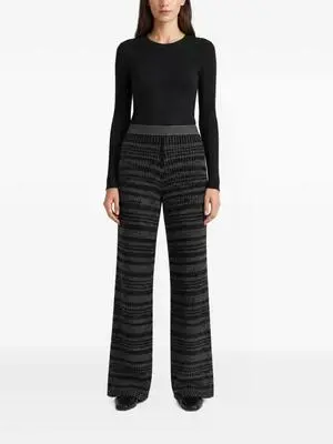 RETORI Retro Patterned Knitted Wool Trousers