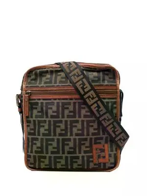 Fendi 2000-2010 Zucca Canvas Crossbody Bag