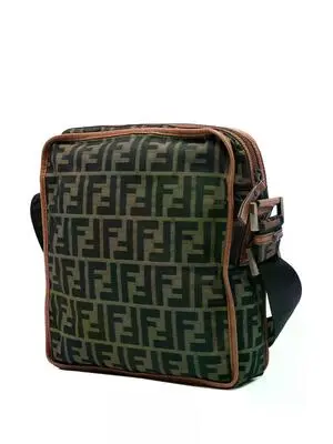 Fendi 2000-2010 Zucca Canvas Crossbody Bag