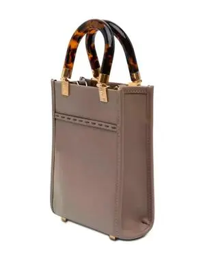 Fendi 2010-2026 Mini Leather Sunshine Shopper Tote Satchel