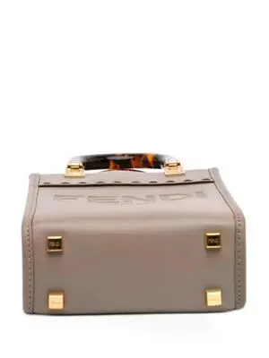 Fendi 2010-2026 Mini Leather Sunshine Shopper Tote Satchel