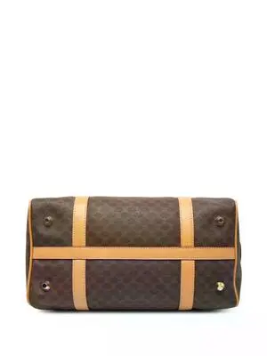 Celine 2013 Macadam Coated Canvas Boston Bag