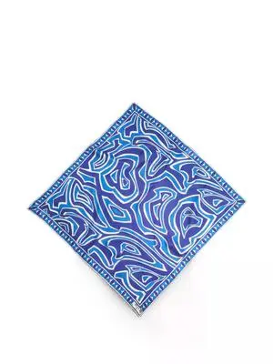 Emilio Pucci Labirinto-print Silk Scarf