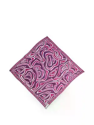 Emilio Pucci Labirinto-print Silk Scarf