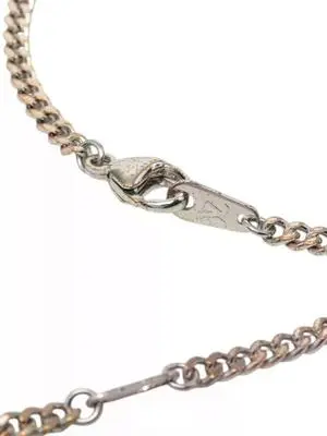LOUIS VUITTON 2021 Brass Monogram Trunk Pendant Necklace Costume Necklace