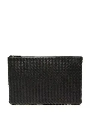 Bottega Veneta 2012-2026 Nappa Intrecciato Clutch Bag - Black