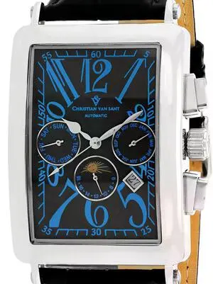 CHRISTIAN VAN SANT Prodigy Rectangular Automatic Watch - Black